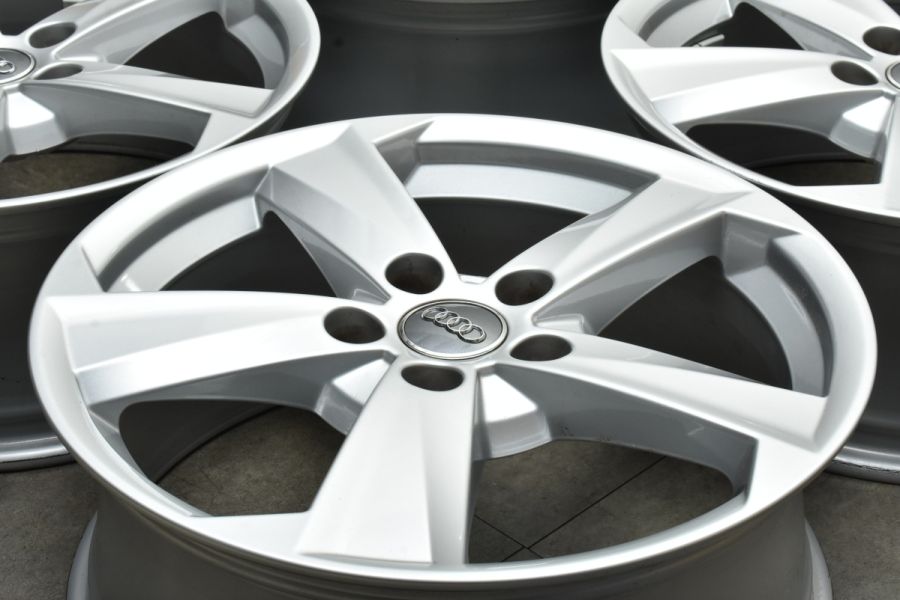 【正規品】アウディ Q2 純正 17in 7J +45 PCD112 4本セット 品番:81A601025B A3 流用 スタッドレス用にも ...
