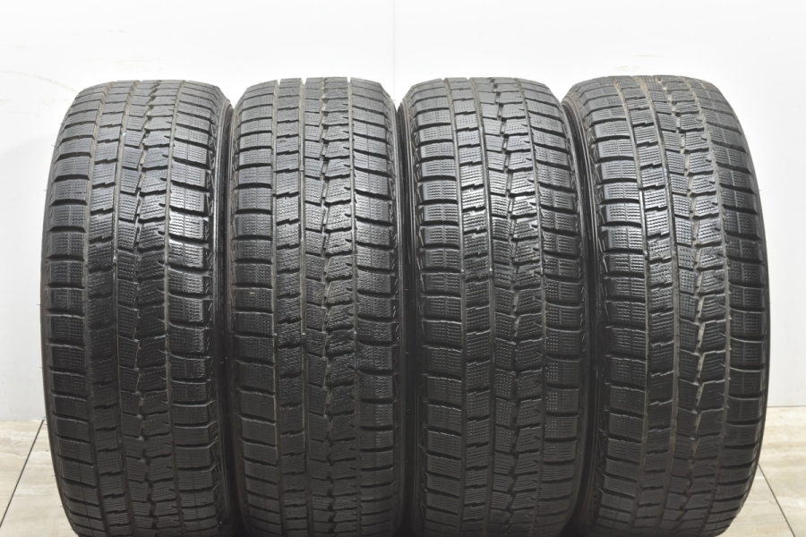 【バリ溝】ダンロップ ウィンターマックス WM01 225/50R18 4本セット レクサス UX C-HR エスティマ オデッセイ スカイライン MAZDA6 中古 スタッドレスタイヤのみ ...