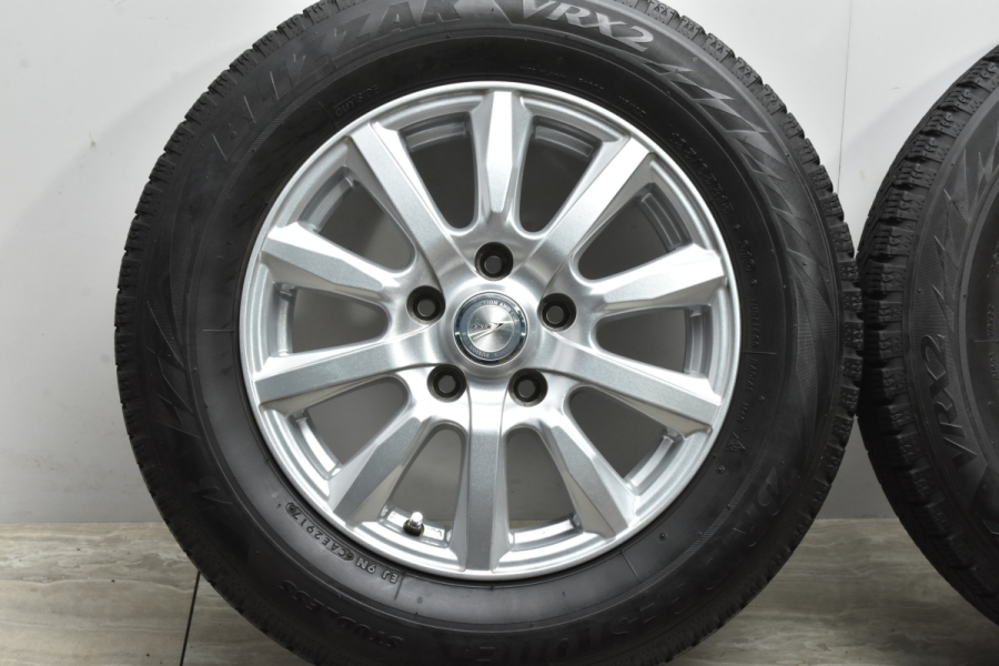 【美品】JOKER 15in 6J +43 PCD114.3 ブリヂストン ブリザック VRX2 195/65R15 ノア ヴォクシー セレナ ステップワゴン アテンザ 車検用に 中古 ...