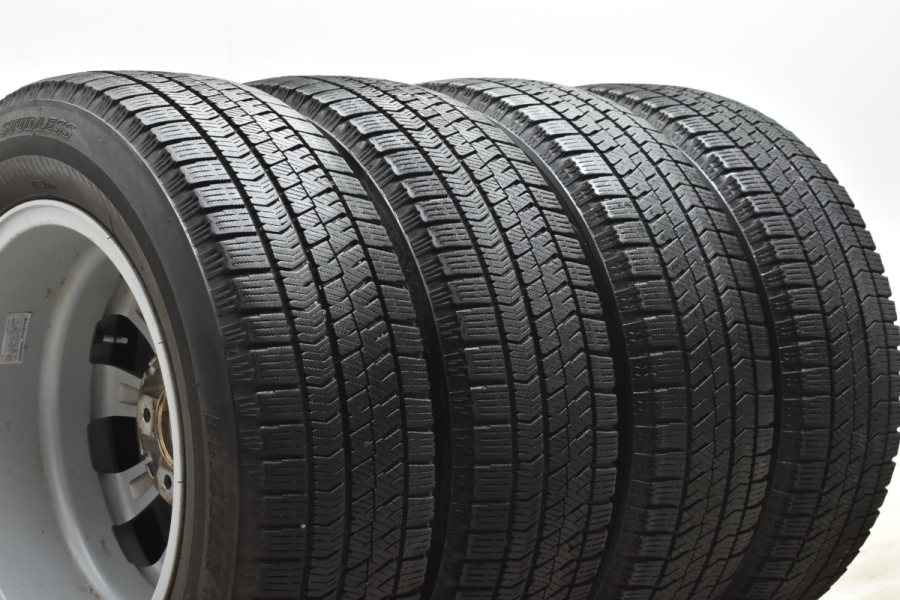 【美品】JOKER 15in 6J +43 PCD114.3 ブリヂストン ブリザック VRX2 195/65R15 ノア ヴォクシー セレナ ステップワゴン アテンザ 車検用に 中古 ...
