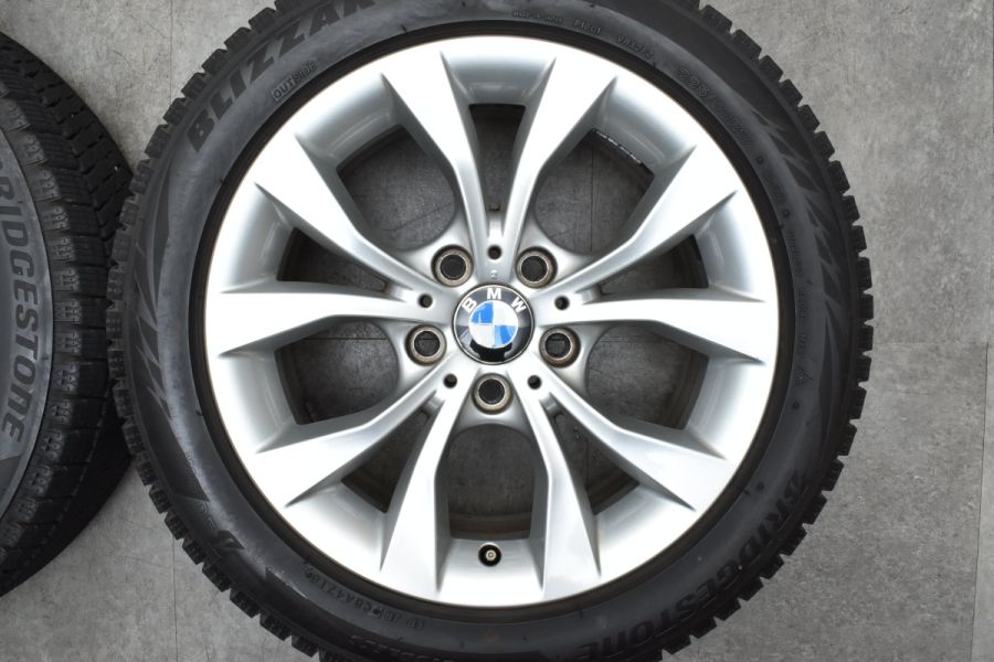 【良好品】BMW E84 X1 純正 17in 7.5J +34 PCD120 ブリヂストン ブリザック VRX2 225/50R17 品番 ...