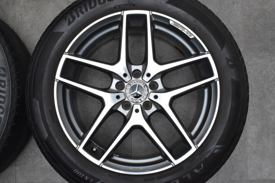 【正規品 美品】ベンツ X253 GLCクラス AMG 純正 19in 8J +38 9J +20 PCD112 ブリヂストン アレンザ LX100 235/55R19 255/50R19 ...
