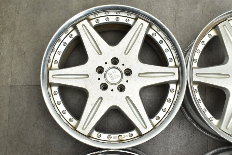 【クラウン マークXなどに】WORK LS406 PR 20in 8.5J +42 +29 PCD114.3 4本 レクサス GS ...