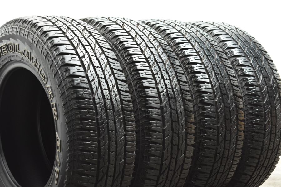【バリ溝】ヨコハマ ジオランダー A/TG015 P235/70R16 4本セット RAV4 ハリアー カローラクロス デリカD:5 アウトランダー エクストレイル 中古 タイヤのみ ...