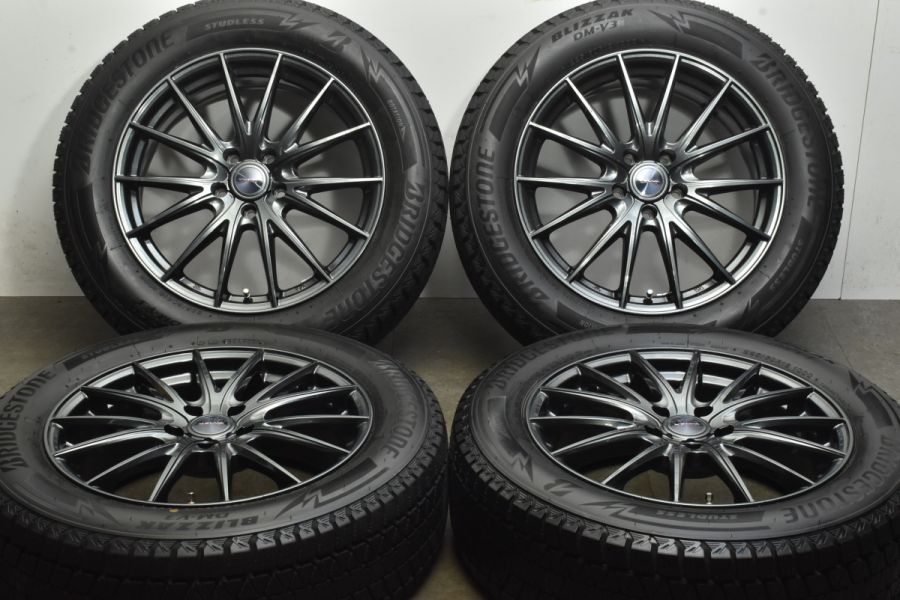 【2022年製 バリ溝 美品】ヴェルヴァ スポルト2 18in 7J+40 PCD114.3 ブリヂストン ブリザック DM-V3 225 ...