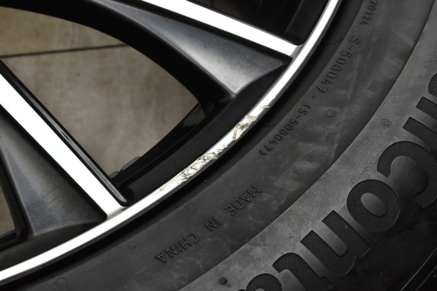 【良好品】レオニス 18in 8J +42 PCD114.3 コンチネンタル テックコンタクト TC6 SUV 235/55R18 レクサス ...