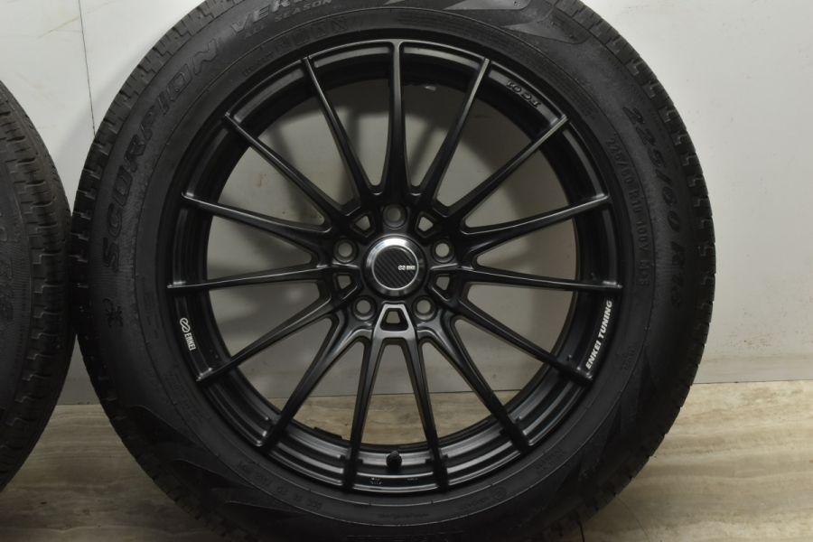 【美品】ENKEI TUNING FC01 18in 8J +45 PCD114.3 ピレリ スコーピオン ヴェルデ ALLSEASON ...