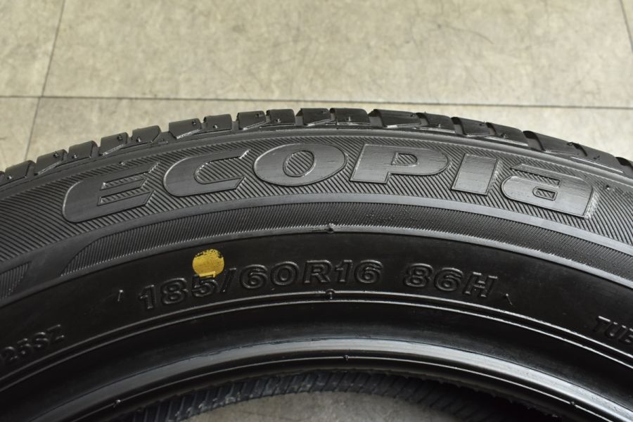 【2022年製 超バリ溝】ブリヂストン エコピア EP25 185/60R16 4本セット アクア ラクティス フィット ノート MAZDA3 ...