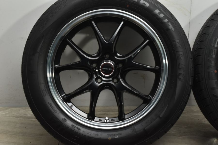 【美品】vertec One 18in 7j 48 Pcd114 3 ケンダ クレバー H T Kr50 225 60r18 レクサス Nx