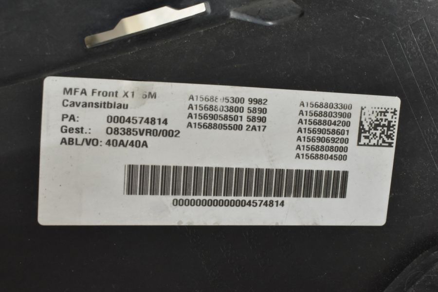 【正規品】メルセデスベンツ X156 GLAクラス オフロード 純正 フロントバンパー フォグ付 ブルー系 A1568805300 ...