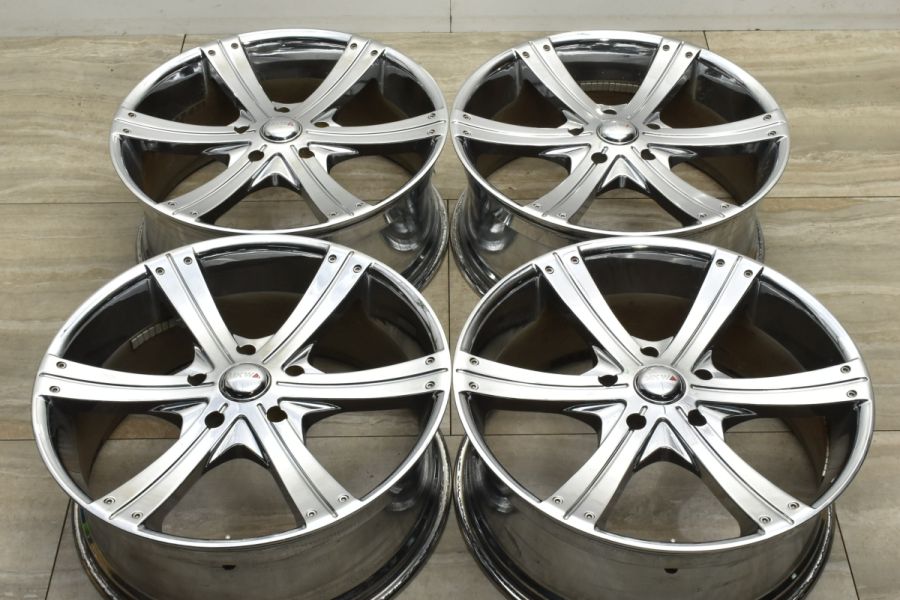 【大口径】MKW MK-150 22in 9.5J +55 PCD150 4本セット ランドクルーザー 200 100 シグナス 交換用 カスタム用 中古 ホイールのみ | パーツ販売ナンバーワン