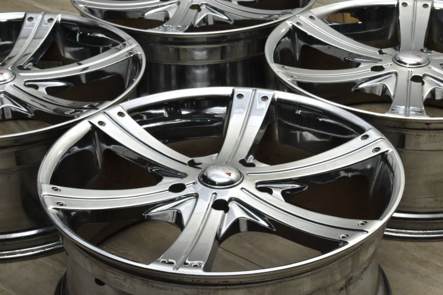 【大口径】MKW MK-150 22in 9.5J +55 PCD150 4本セット ランドクルーザー 200 100 シグナス 交換用 カスタム用 中古 ホイールのみ | パーツ販売ナンバーワン