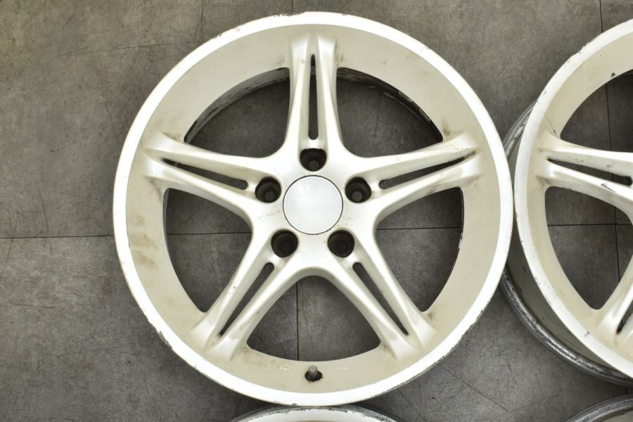 【スタッドレス用などに】ヨコハマ AVS VS-5 17in 7.5J +40 PCD114.3 4本 シビック インテグラ アコード ノア ヴォクシー ステップワゴン 中古 ホイールのみ ...