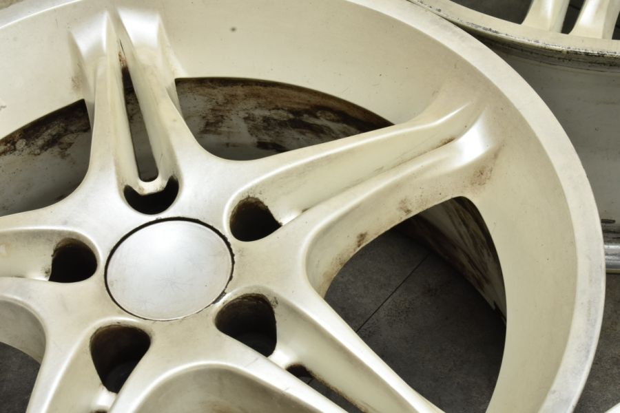 【スタッドレス用などに】ヨコハマ AVS VS-5 17in 7.5J +40 PCD114.3 4本 シビック インテグラ アコード ノア ヴォクシー ステップワゴン 中古 ホイールのみ ...