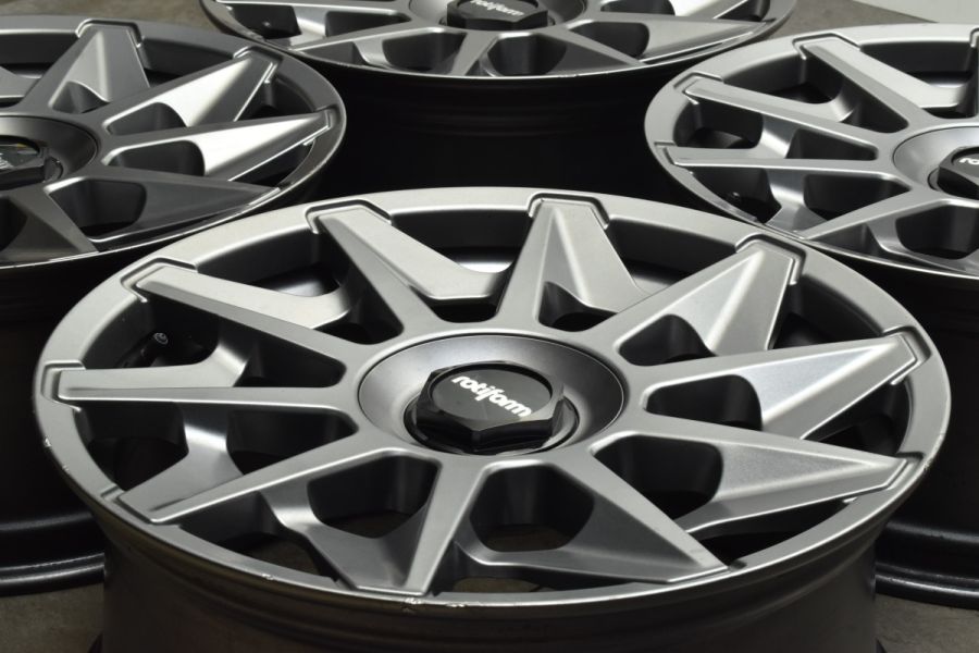 【程度良好】rotiform CVT 19in 8.5J+45 PCD100-112 4本 プリウス VW ポロ ゴルフ アウディ A1 S3 ...