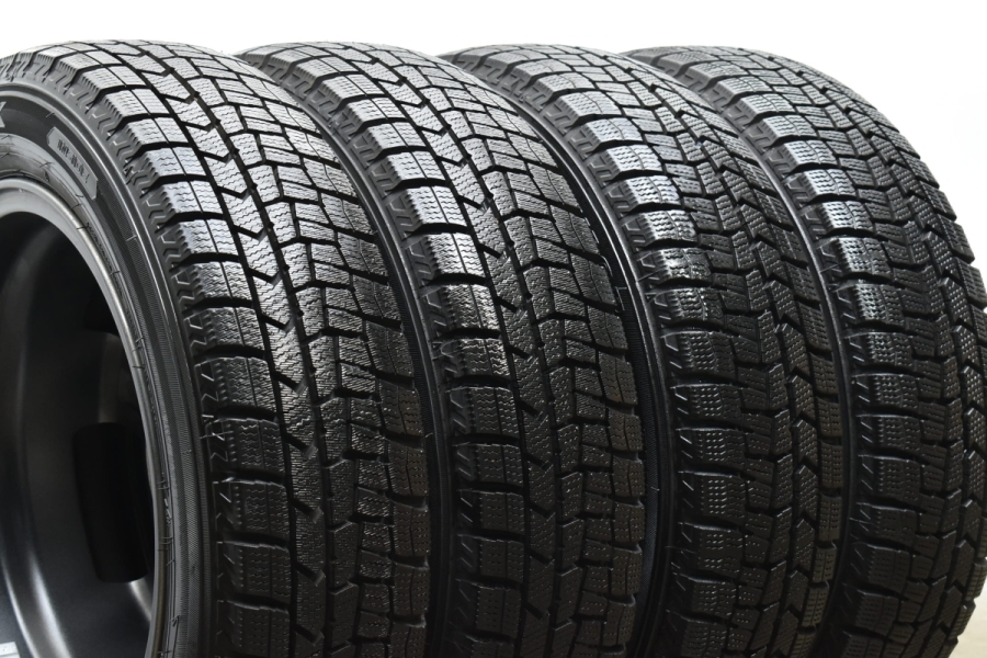 【2021年製 バリ溝】トップラン 14in 4.5J +45 PCD00 ダンロップ ウィンターマックス WM02 155/65R14 N ...