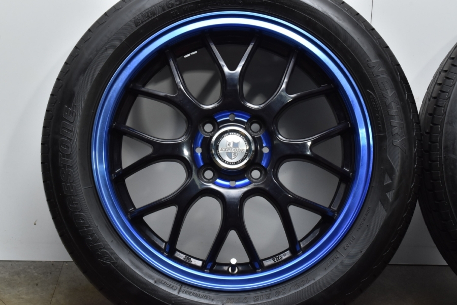 【大特価】エクスプロード RBM 15in 5J +45 PCD100 2021年製 ブリヂストン ネクストリー 165/60R15 パッソ ...