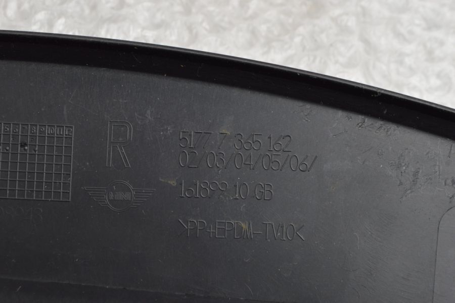 【正規品】MINI F56 ミニクーパー 純正 ホイールアーチカバー 前後左右 4点セット 51777376012 51777376011 ...