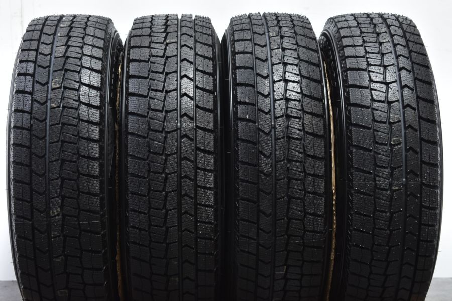 【超バリ溝 2022年製】ZINA 14in 5.5J +40 PCD00 ダンロップ ウインターマックス WM02 175/70R14 ...