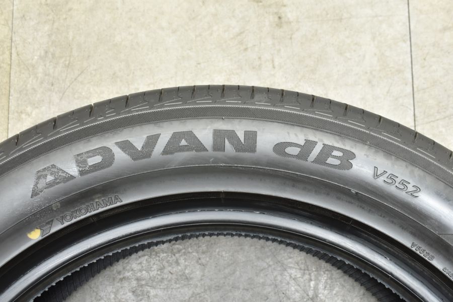【2023年製 バリ溝】ヨコハマ アドバンdB デシベル V552 225/55R18 4本セット エクストレイル フォレスター アウトランダー デリカD:5 中古 タイヤのみ | パーツ販売 ...