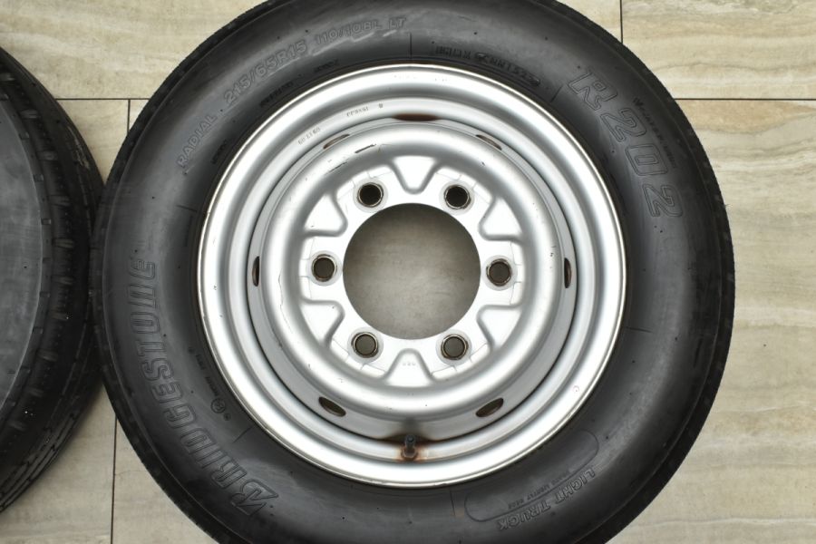 【2023年製】トヨタ キャンター 純正 15in 6JJ +75 PCD170 ブリヂストン R202 215/65R15 110/108L ...