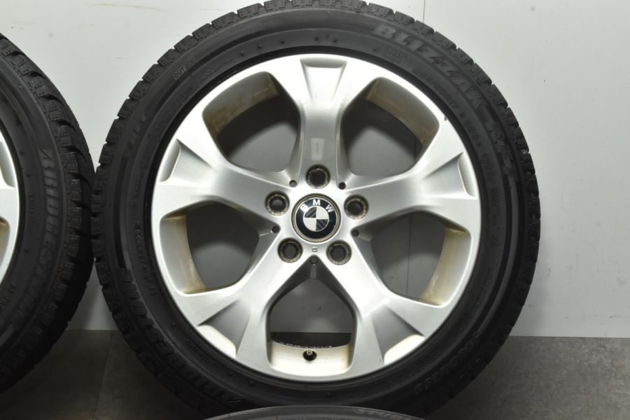 【2022年製 バリ溝】BMW E84 X1 純正 17in 7.5J +34 PCD120 ブリザック RFT 225/50R17 ラン ...