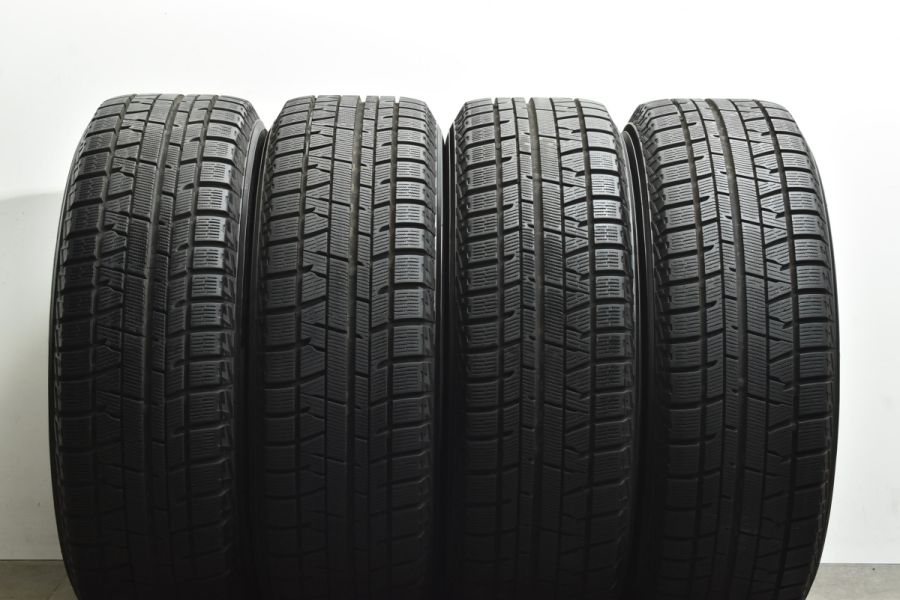 【バリ溝 美品】ヴェルヴァ スポルトII 16in 6.5J+39 PCD114.3 ヨコハマ アイスガード iG50プラス 215 ...