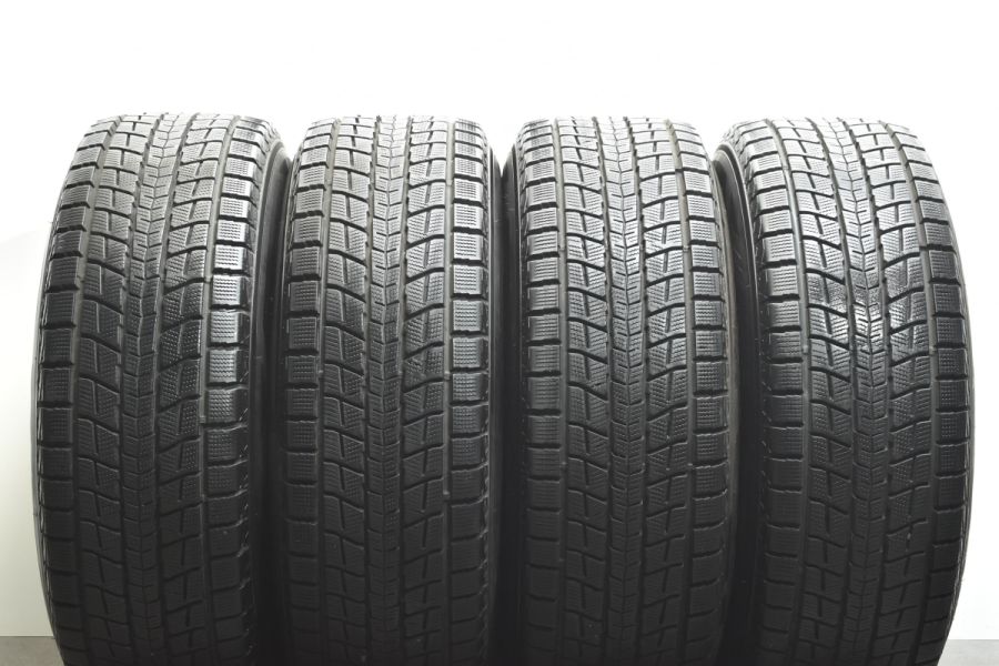 【程度良好品】トヨタ 150 プラド 後期 純正 17in 7.5J +25 PCD139.7 ダンロップ ウィンターマックス SJ8 265 ...