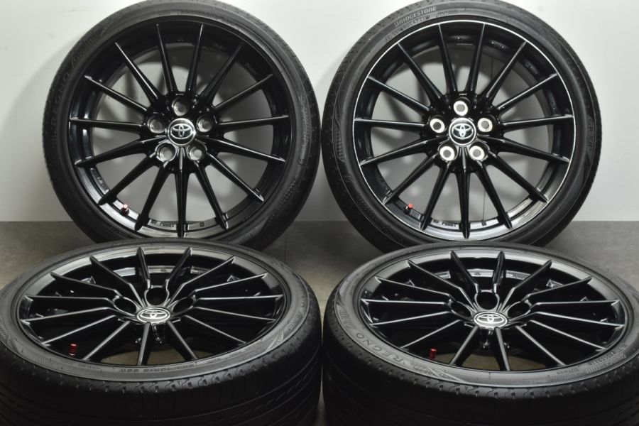 【ENKEI製】トヨタ GRヤリス 純正 18in 8J +45 PCD114.3 225/40R18 4本セット ホイールのみ発送可 ...