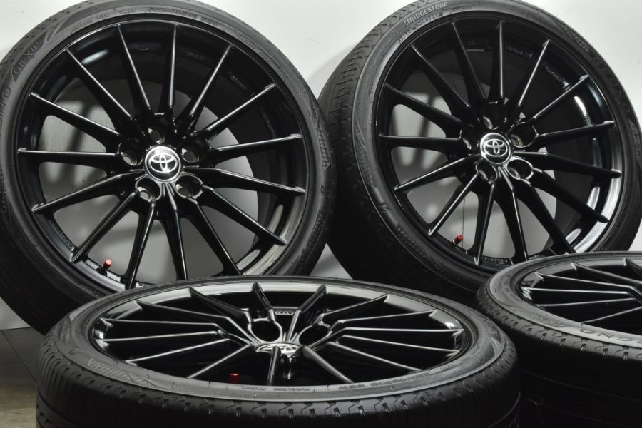 【ENKEI製】トヨタ GRヤリス 純正 18in 8J +45 PCD114.3 225/40R18 4本セット ホイールのみ発送可 ...