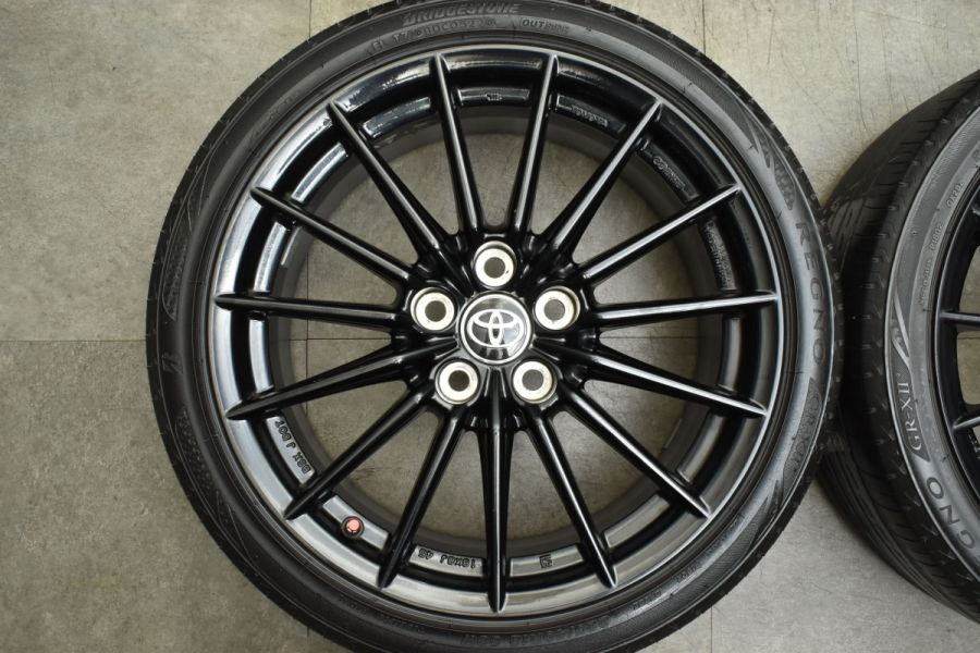 【ENKEI製】トヨタ GRヤリス 純正 18in 8J +45 PCD114.3 225/40R18 4本セット ホイールのみ発送可 ...