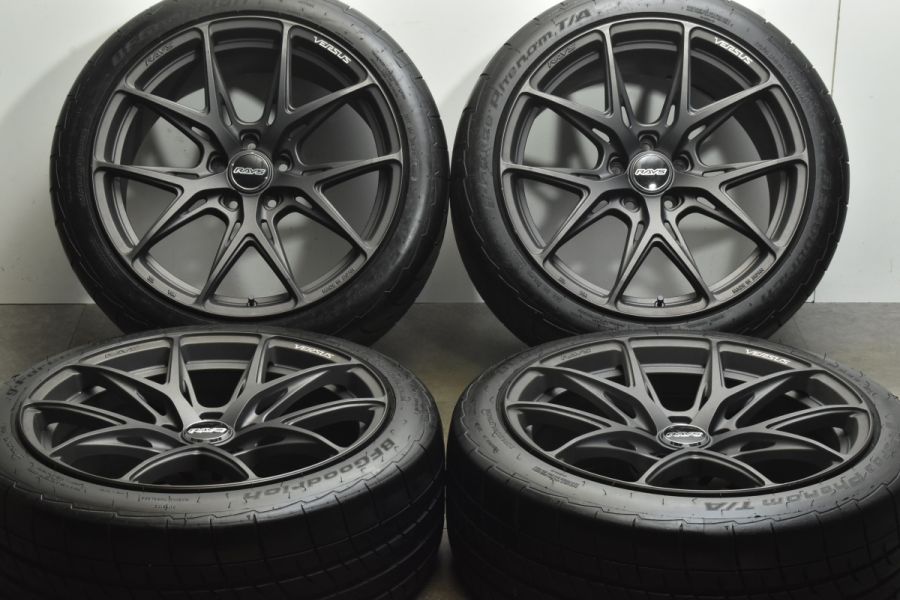 【良好品】RAYS VERSUS VV21S 19in 8.5J+22 9.5J+38 PCD112 BFグッドリッチ g-FORCE フェ ...